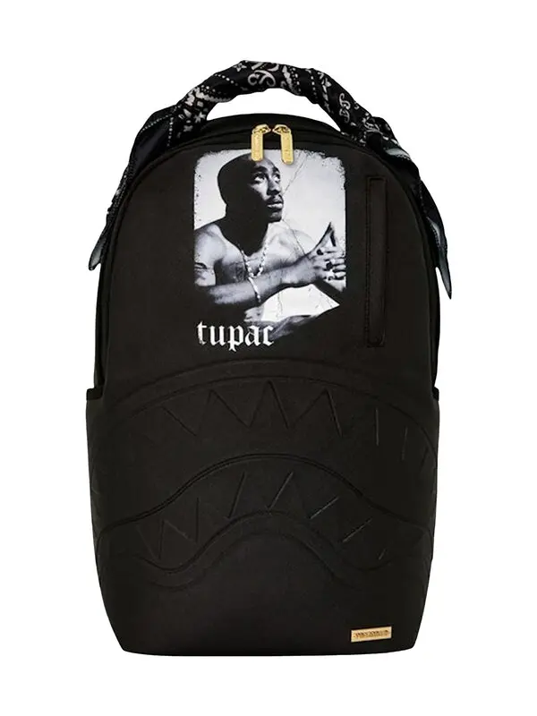 SPRAYGROUND Tupac Poetry Bandana Handle Backpack - Black