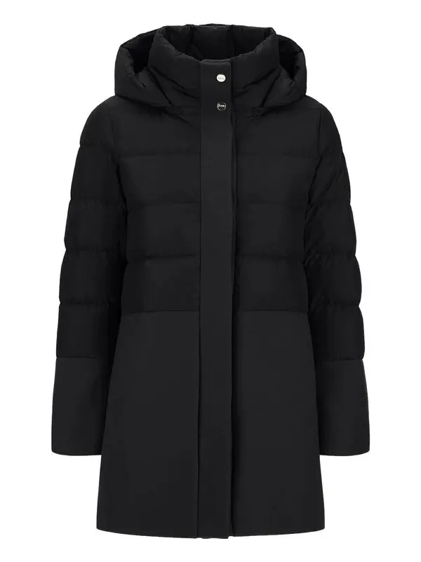 Herno A-shape Down Jacket With Panels - Black