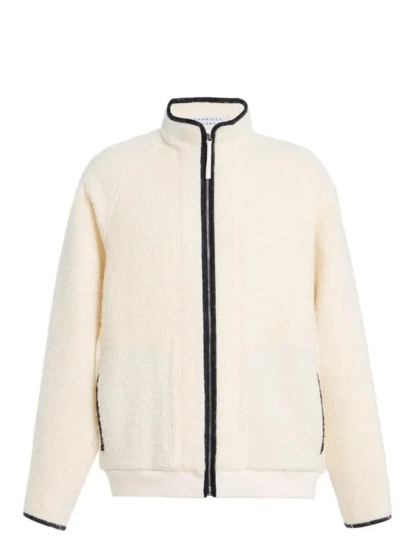 Gabriela Hearst August Jacket In Recycled Cashmere Boucle - Ivory
