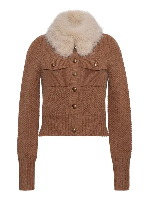 Cara Cara Kodiak Cardigan - Rust Heather