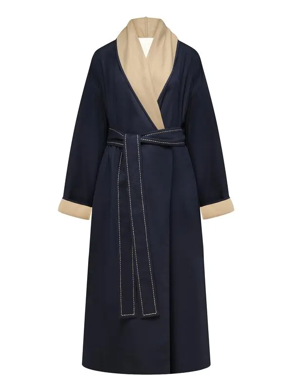 DI STAVNITSER The Embrace Cashmere-silk Coat - Multi