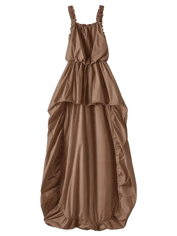 THE GARMENT Cyprus Cotton-blend Balloon Gown - Brown