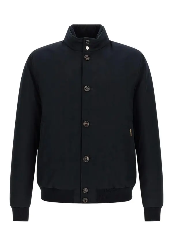 MOORER Janos Bomber Jacket - Blue