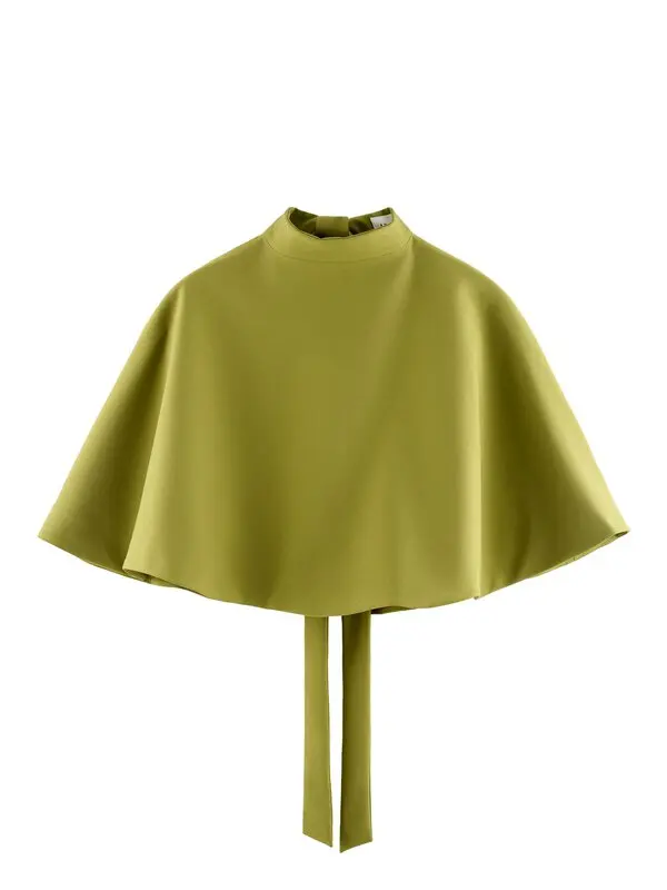 Arakii Poncho Cape Top - Olive