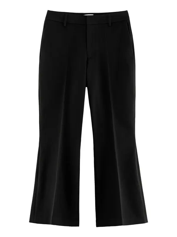 Arakii Kick Flare Suit Pants - Black