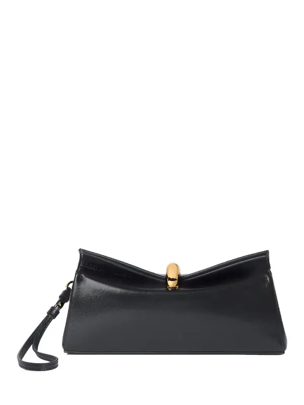 Jacquemus Valerie Leather Clutch - Black