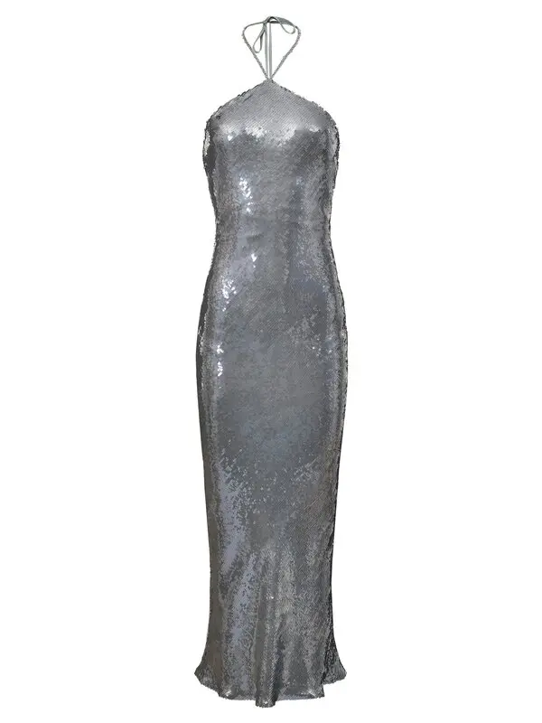 FRANCESCA MIRANDA Aurora Sequined Dress - Blue