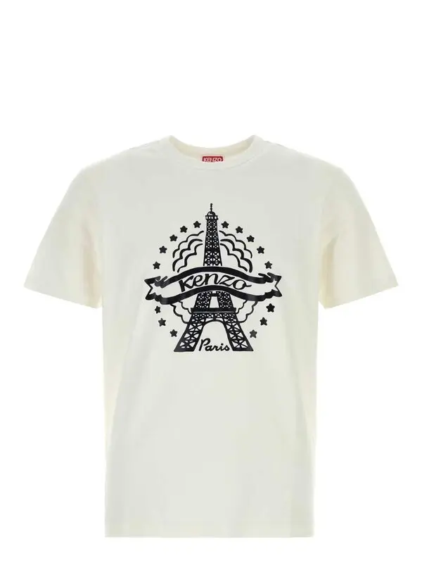 Kenzo Removed-cotton T-shirt For - White