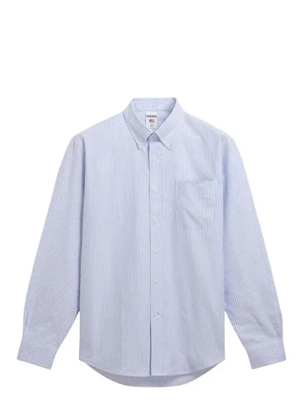SEBAGO 100% Cotton Button-down Shirt For - Navy