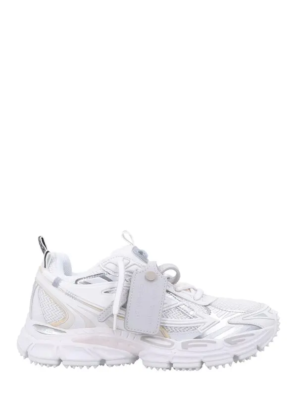 Off-White Low-top Sneaker With Zip Tie Tag - White/white