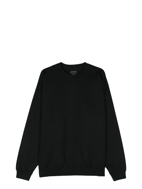 Y3 Casual Cotton Sweatshirt - Black