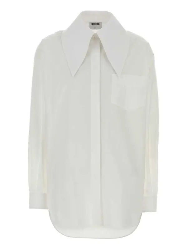 Moschino Cotton Poplin Shirt - White