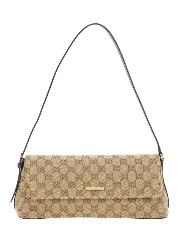 Gucci Gg Canvas Mini Shoulder Bag - Beige