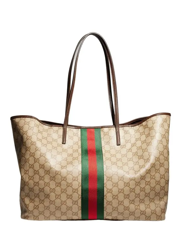 Gucci Mini Gg Coated Canvas Shoulder Bag, 29.5cm X 38cm X 13cm - Beige