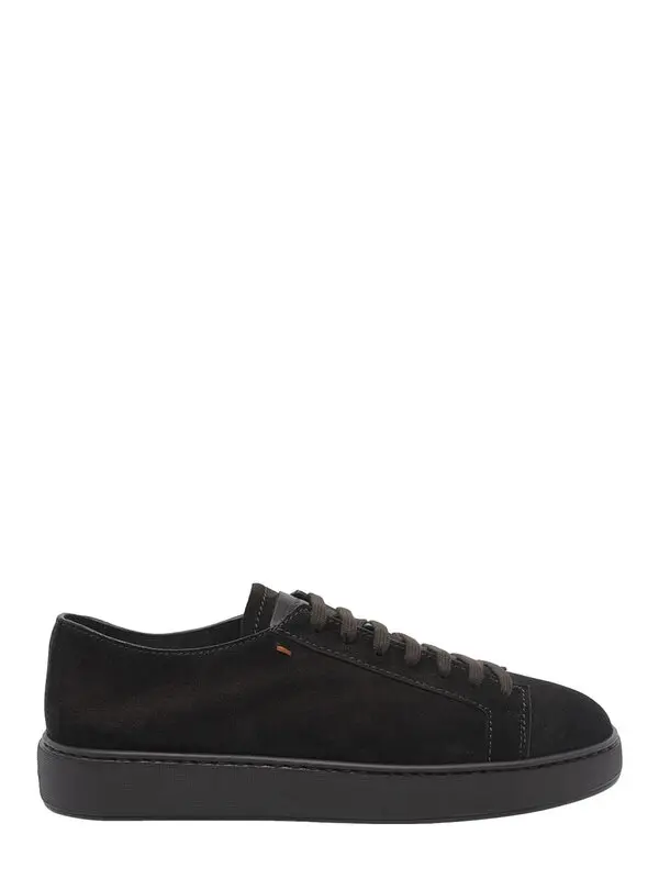 Santoni Suede Sneakers - Brown