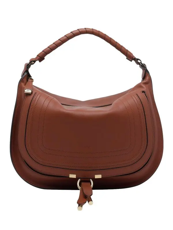 Chloé Marcie Shoulder Bag - Brown