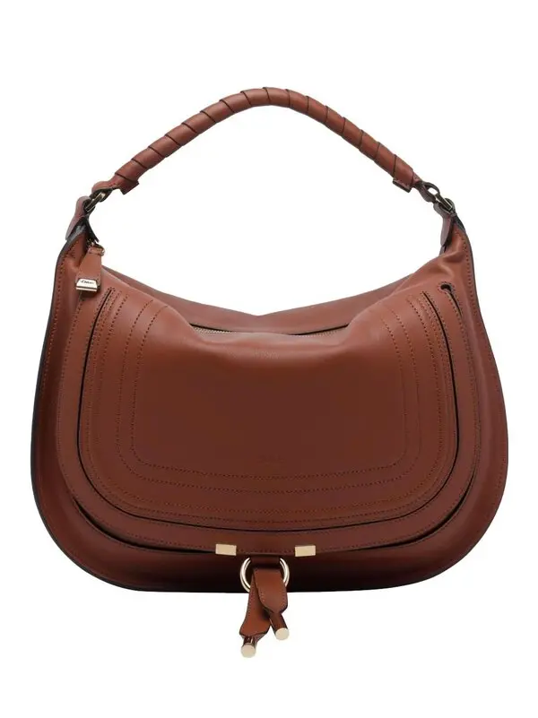 Chloé Marcie Shoulder Bag - Brown