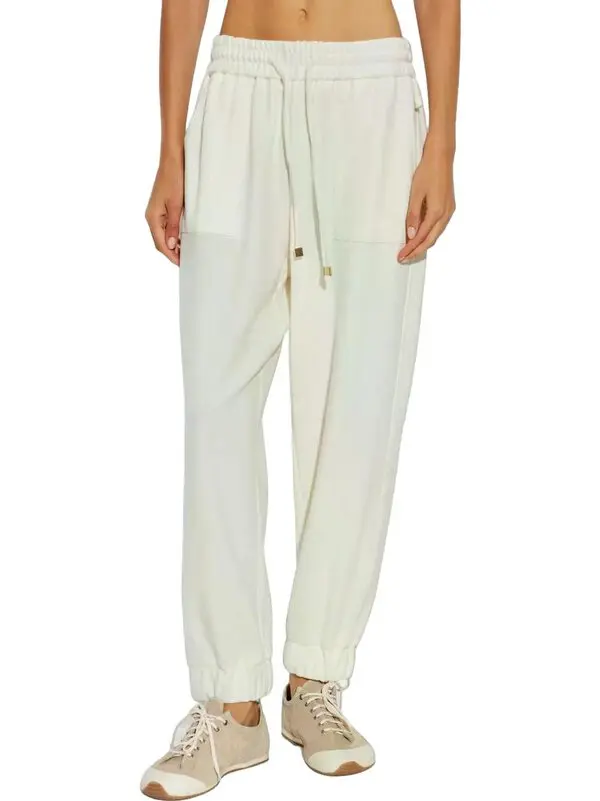 Fabiana Filippi Elasticated Track Pants - White