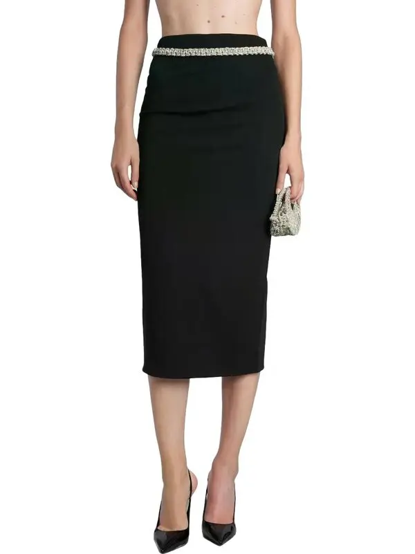 HIBOURAMA Hera Midi Skirt - Black