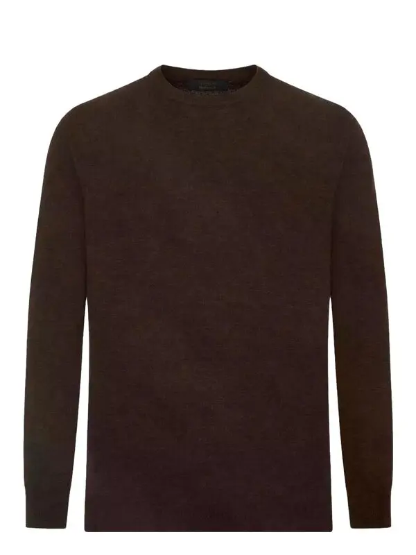 ZANONE Fine-knit Wool Sweater - Brown