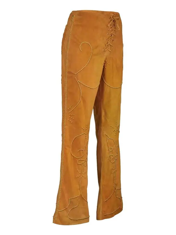 DANCASSAB Viola Flared Trousers - Orange