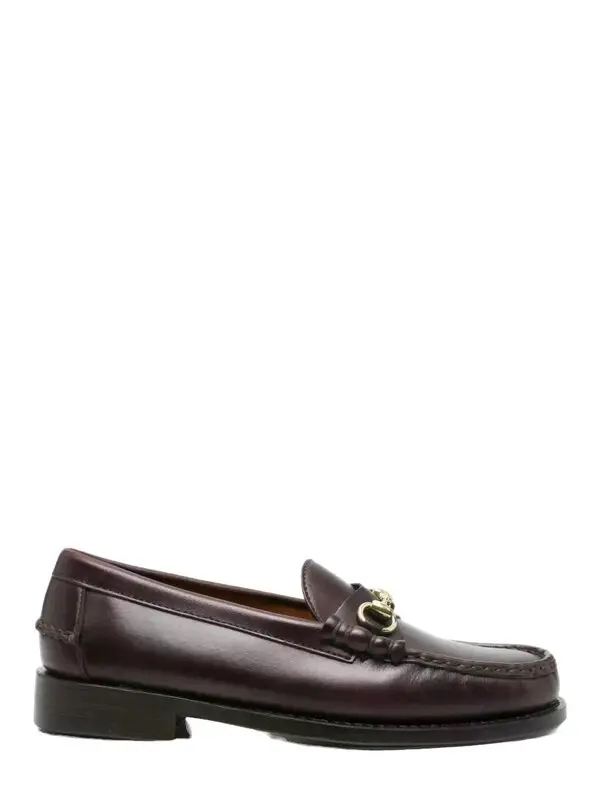 SEBAGO Horsebit Leather Loafers - Brown