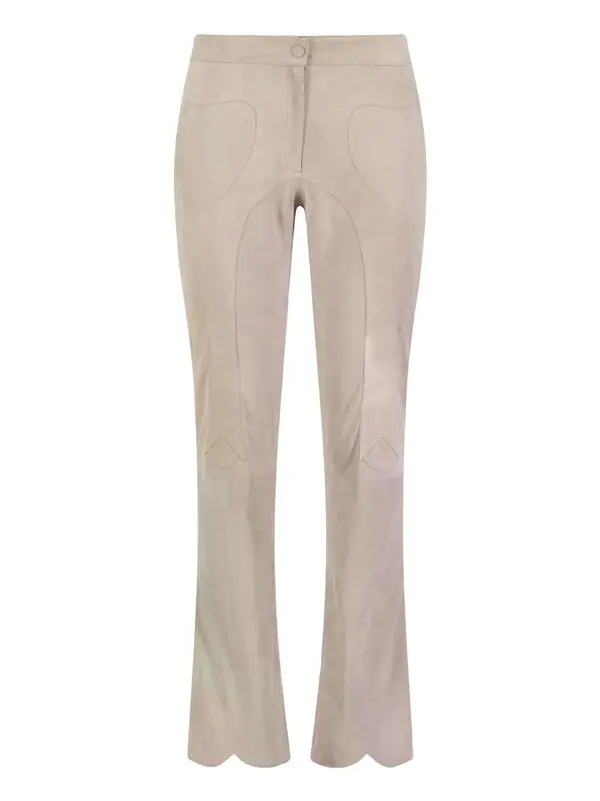 DANCASSAB Pamela Flared Trousers - Neutrals