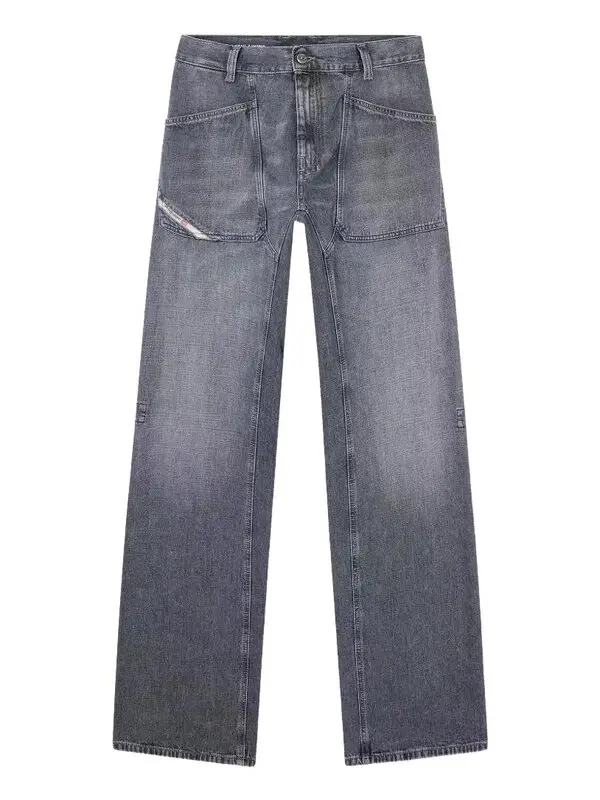 DIESEL® Relaxed Jeans Regular Waist D-zeta - Grey