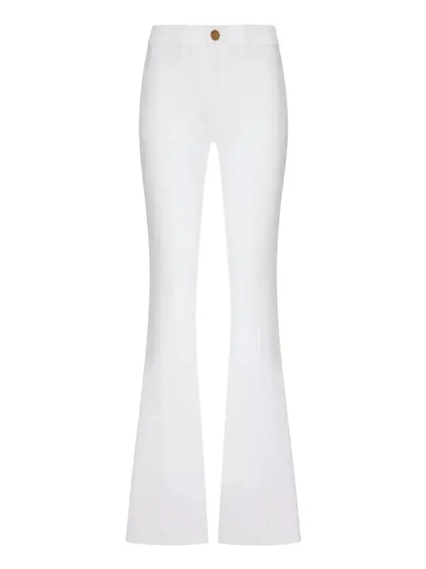 Seafarer Delphine Flared-leg Jeans - White