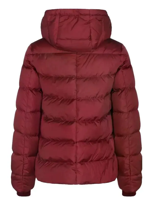 Herno Quilted Hooded Puffer Jacket - Red