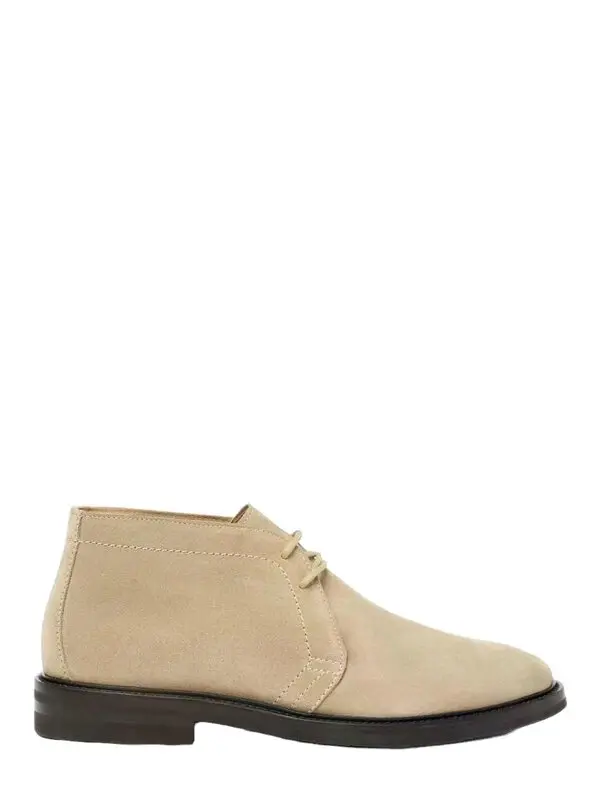 SCAROSSO Roger Suede Chukka Boots - Neutrals