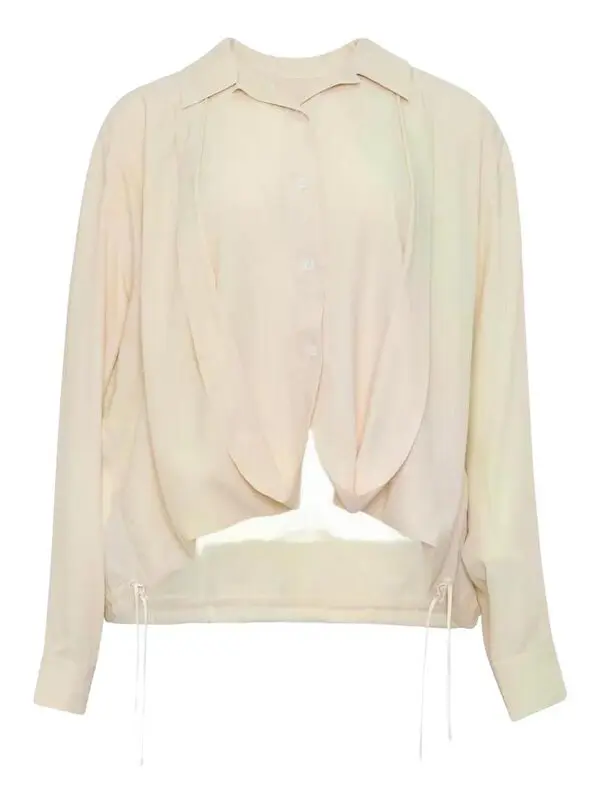 LITKOVSKA Layered Tucked-hem Blouse - Neutrals