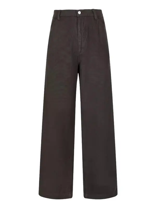 CROQUIS Relaxed-fit Wide-leg Jeans - Brown
