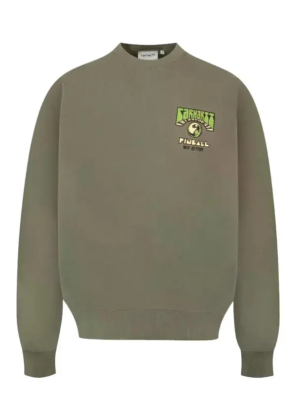 Carhartt Work In Progress Pinball Logo-print Sweater - Green