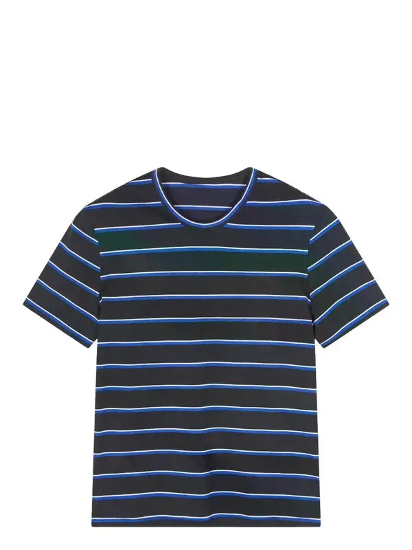 JNBY Striped Short-sleeve T-shirt - Black