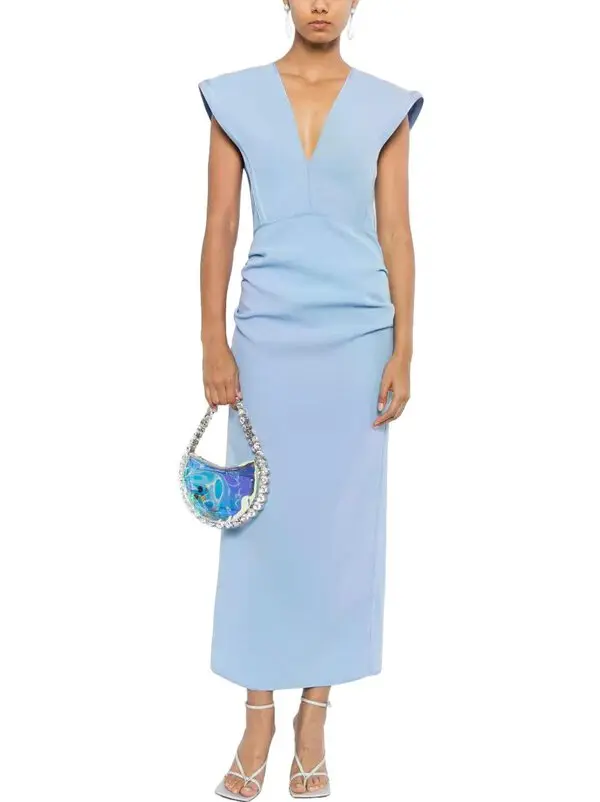 Maticevski Wingtip Dress - Blue