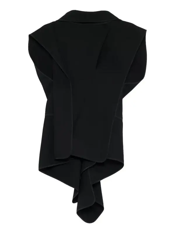 Maticevski Panelled Zip-up Blouse - Black