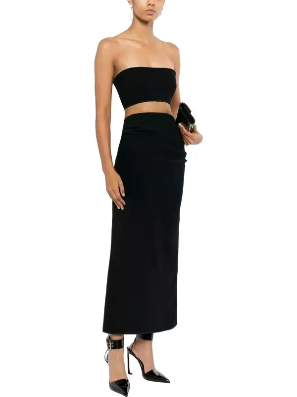 Maticevski Bonded Bandeau Blouse - Black