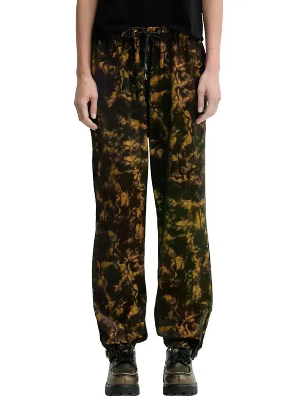 Rains Drawstring Patterned Trousers - Brown