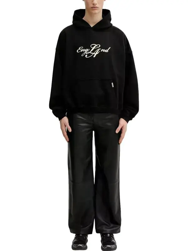 REPRESENT England Print-detail Hoodie - Black