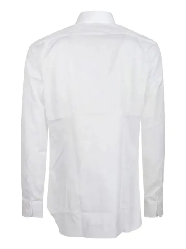 BARBA NAPOLI Button-down Collar Shirt - White