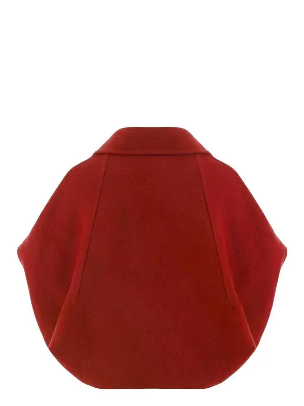 NICCOLO PASQUALETTI Button-up Cropped Jacket - Red