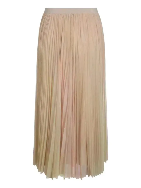 Fabiana Filippi Pleated Tulle Midi Skirt - Neutrals