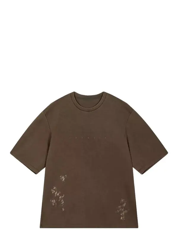 CROQUIS Graphic-print T-shirt - Brown