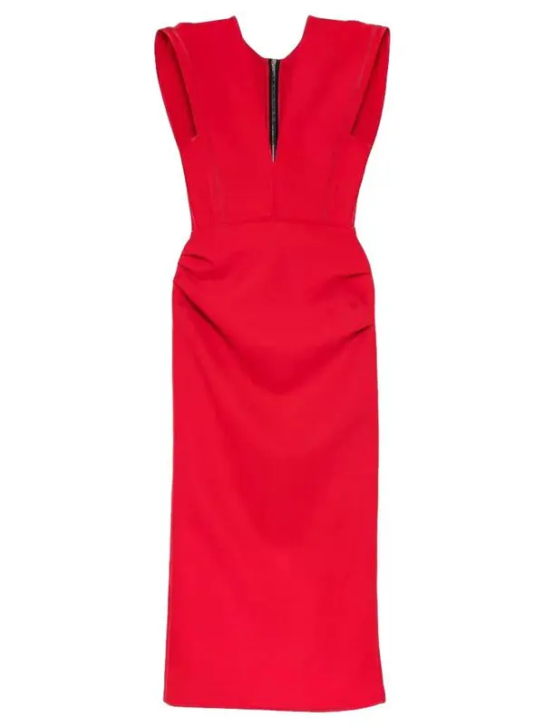 Maticevski Wingtip Dress - Red