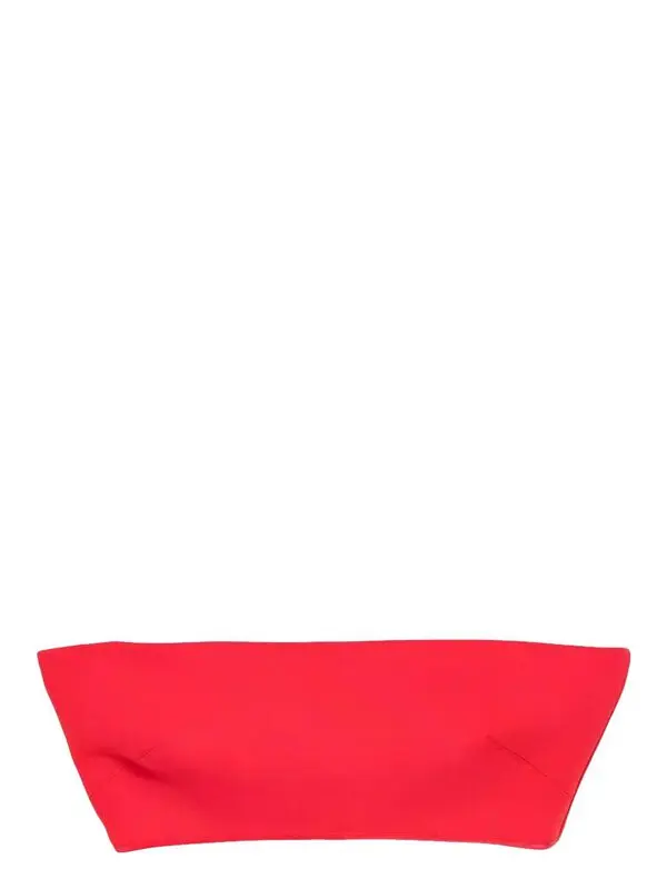 Maticevski Bonded Bandeau Blouse - Red