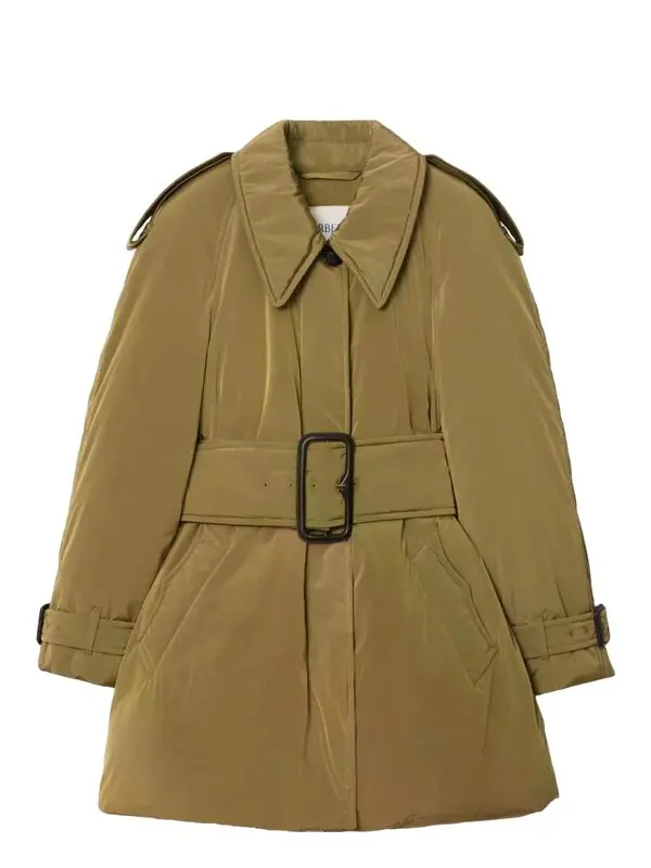 Burberry Belted Padded Jacket - Neutrals
