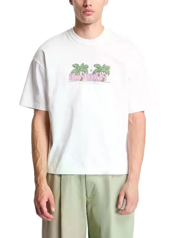 ALLSAINTS Logo-print Cotton T-shirt - White