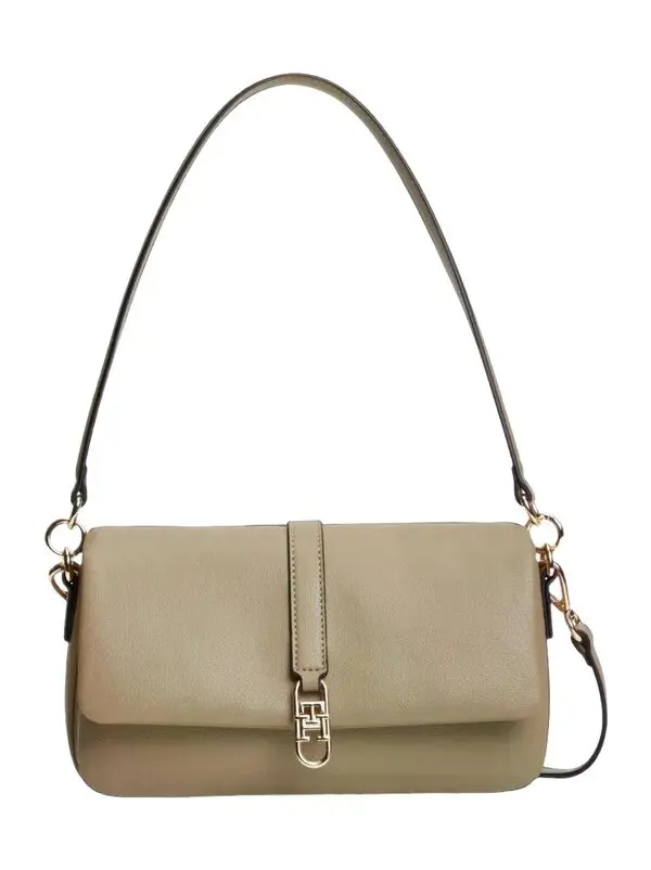 Tommy Hilfiger Logo-plaque Shoulder Bag - Neutrals