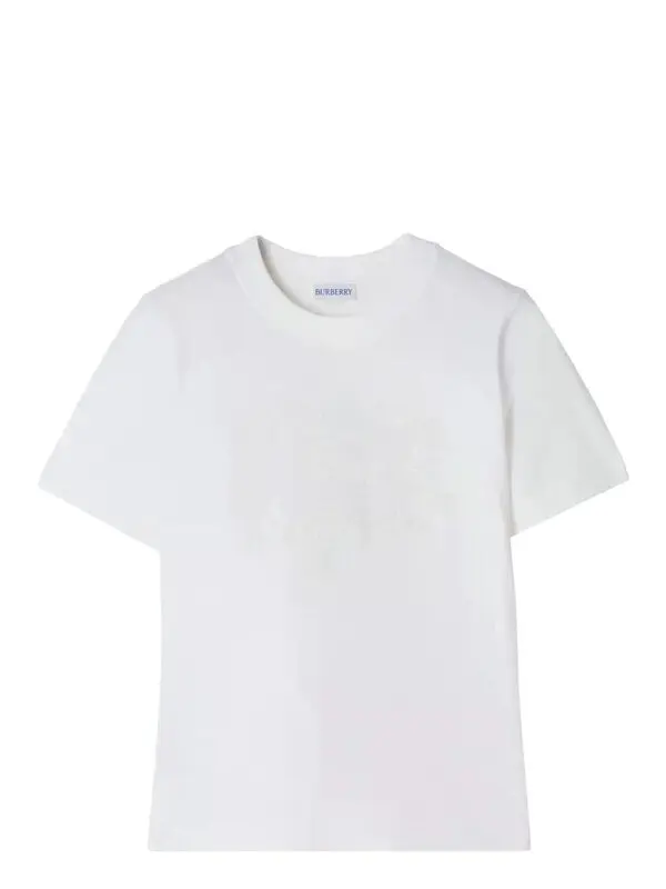 Burberry Knight Stamp Cotton T-shirt - White